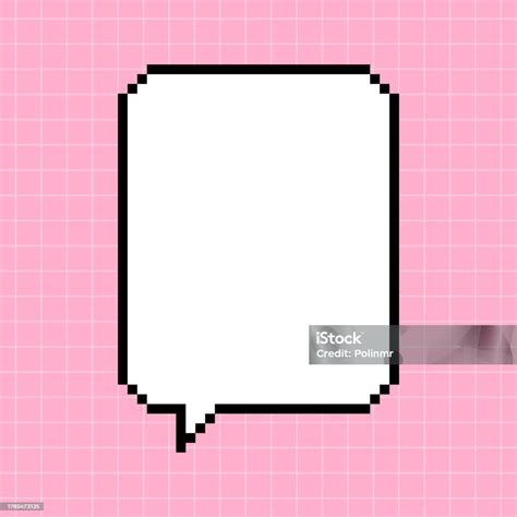 Pixel Dialog Box Stock Illustration Download Image Now 1990 1999 Border Frame Pixelated