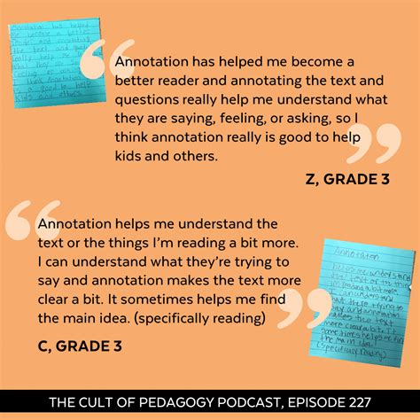 The Art Of Annotation Teaching Readers To Process Texts Cult Of Pedagogy