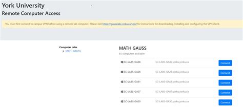 Remote Lab System Math And Stats Undergraduate Computing Lab