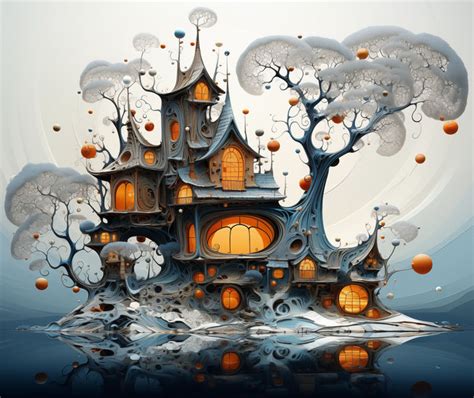 Купити картину Казкова будова Штучний Інтелект у Києві доступна ціна в Україні фото опис