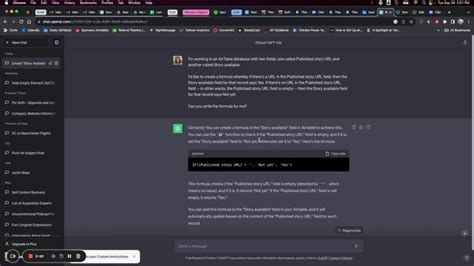 Using Chat Gpt To Write Formulas For Airtable Alexis Grant