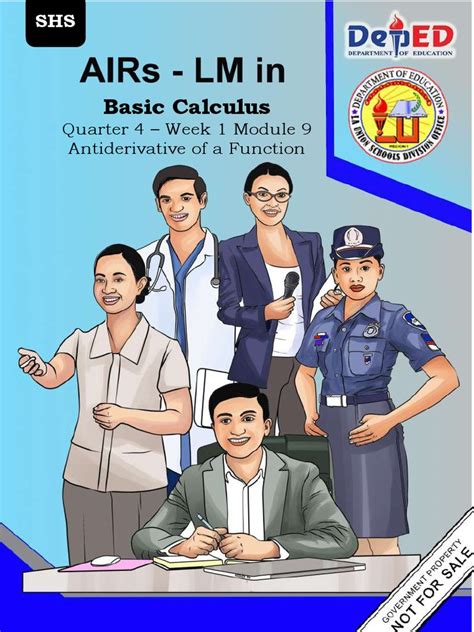 Basic Calculus Quarter 4 Week 1 Module 9 Antiderivative Of A Function Pdf Integral