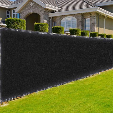 Privacy Fence Windscreen Screen Mesh Hdpe Netting Fabric Outdoor 4ft6ft Tarp Ebay