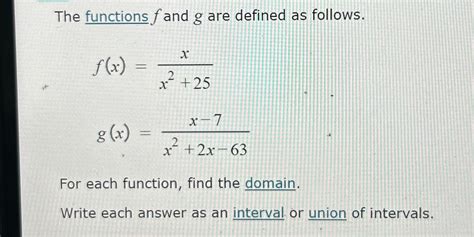 solved the functions f ﻿and g ﻿are defined as