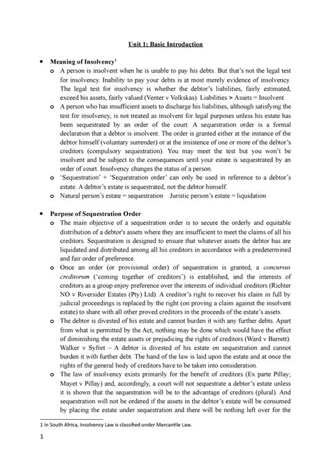 Unit 1 Unit 1 Summary Basic Introconcepts Unit 1 Basic