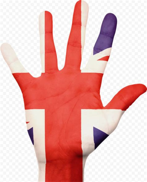 Hand United Kingdom Uk Flag Hd Png Citypng