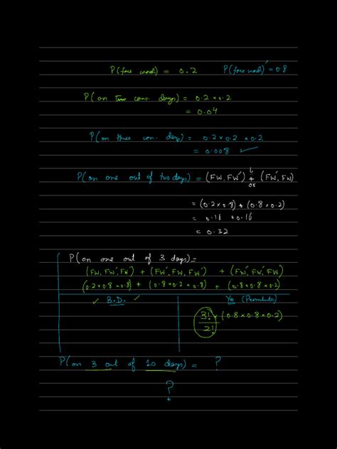 Binomial Distribution Cie A Level Mathematics Notes Academy Pdf