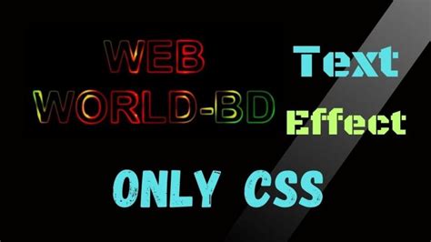 Md Arman On Linkedin Neon Text Animation Effect With Css Css Text Animation Effect Css