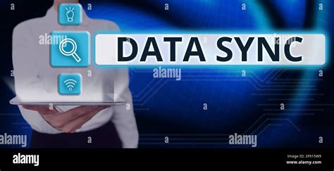 Inspiration Showing Sign Data Sync Concept Meaning Data That Is