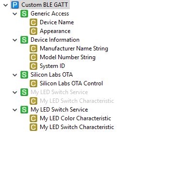 Polymorphic GATT And GATT Caching GATT Protocol Bluetooth LE V Silicon Labs