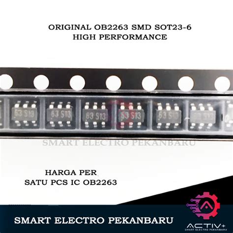 Original Ob2263 Smd Sot23 6 Sop 6 Ob2263mp Ob 2263 Current Mode Pwm Controller Smd Ic Ob 2263mp