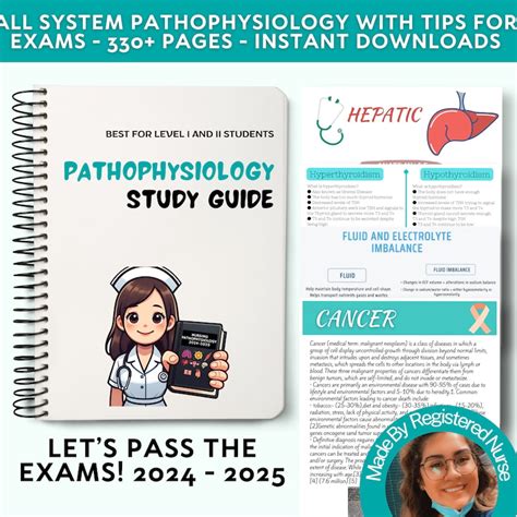 Pathophysiology Book Nurses Etsy