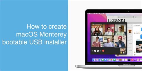 How To Create A Macos Monterey Bootable Usb Installer