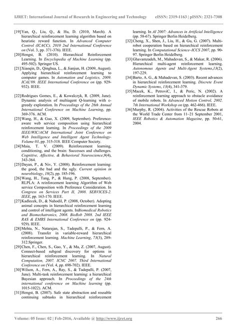 An Exhaustive Survey Of Reinforcement Learning With Hierarchical
