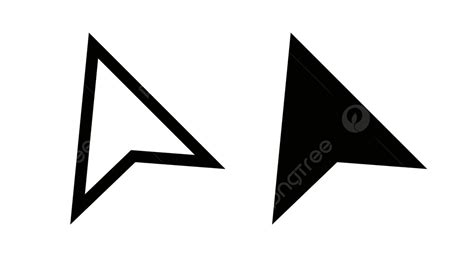 A Collection Of Monochrome Mouse Cursor Symbols Internet Logo Website Vector Internet Logo