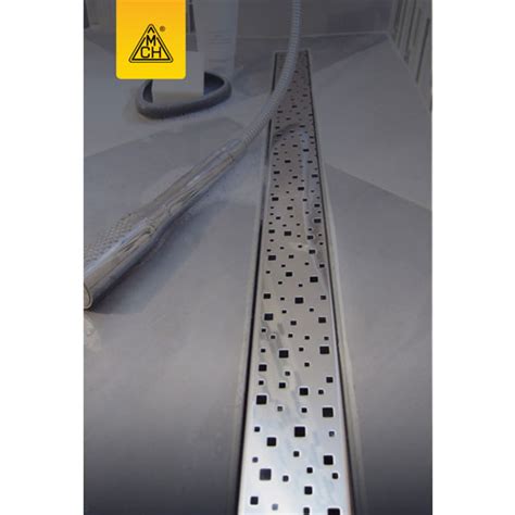 Душевой канал MCH CH 850 S с решеткой "Квадраты", 85 см - Трапы для ...