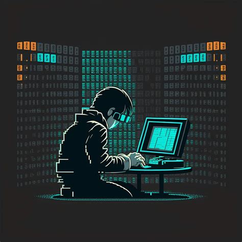Prompt Dark Room Programmer Coding Retro Art Matrix Download Script For Ai Promptiai