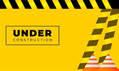Premium Vector Under Construction Background Vector Illustration
