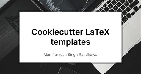 Cookiecutter Latex Templates