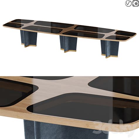 giorgetti bigwig 53141 table 3d model