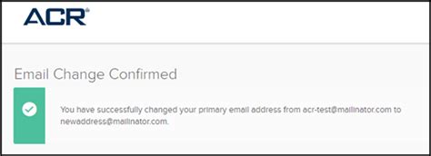 How To Update Your Acr Login Email Address Accreditation Support