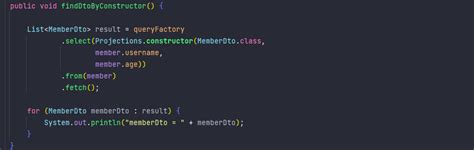 Querydsl Dto Projection과 사용 방법