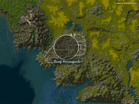 Burg Stromgarde Landmark Map And Guide Freier Bund World Of Warcraft