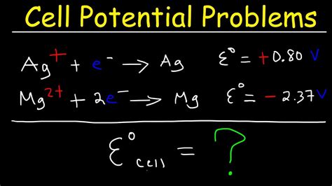 How To Calculate Standard Potential