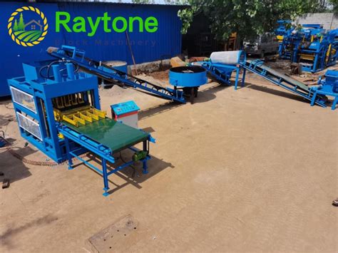 Automatic Clay Brick Making Machine Qt4 10 Model Raytone Block Machinery Leading Brick