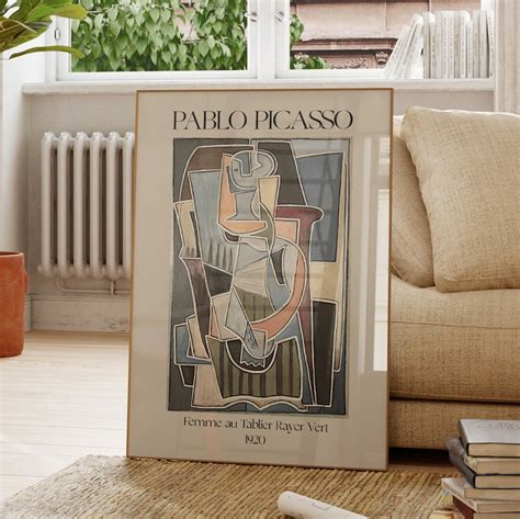 Pablo Picasso Exhibition Poster Printable Wall Art Boho Wall Art