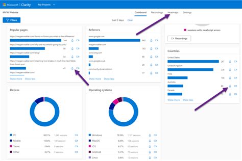 Understanding Heatmaps In Microsoft Clarity Megan V Walker