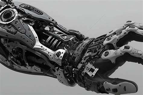 로봇팔의 복잡한 구조 일러스트 무료 다운로드 Lovepik