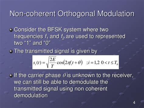 Ppt Non Coherent Orthogonal Modulation Powerpoint Presentation Free Download Id791656