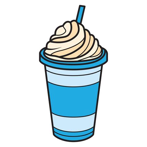 Hand Drawing Of Milkshake With Creamy And Fun Details 55229874 Vector Art At Vecteezy