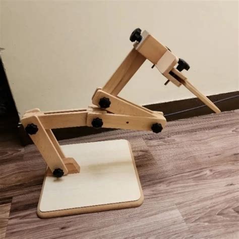 کمدا قیمت و خرید استند چوبی مخصوص گلدوزی رنگ کرمی سایز 60در15