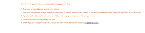 Docker How To Solve Grafana Has Failed To Load Its Application Files Stack Overflow