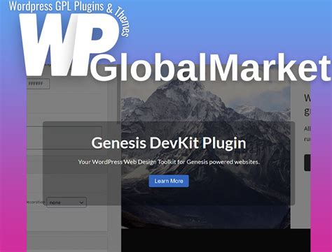 Genesis DevKit Plugin Wordpress Premium Themes And Plugins