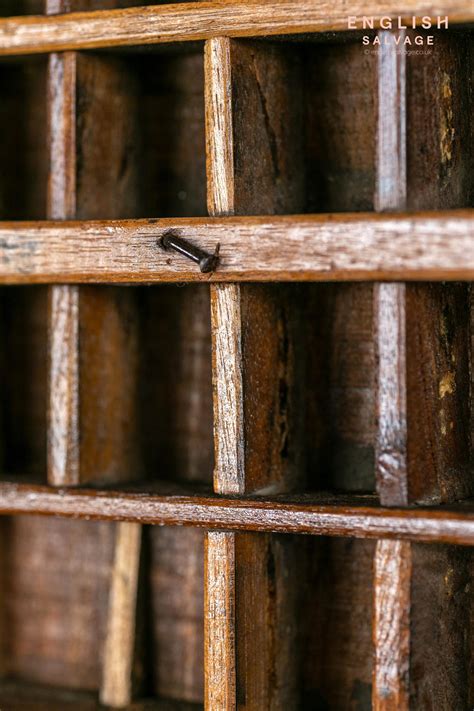 Vintage Hardwood Printer Trays