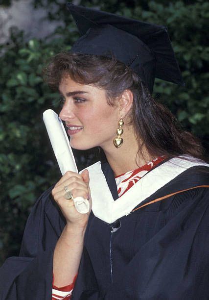 Brooke Shields Graduation From Princeton University June 9 1987 Photos