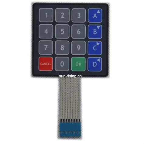 Membrane Keypad Membrane Switch Manufacturer