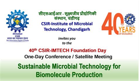 Conference On Sustainable Microbial Technology For Biomolecule Production