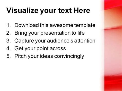 Red Abstract PowerPoint Template