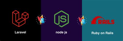 Laravel Node Js Ror Key Features Benefits