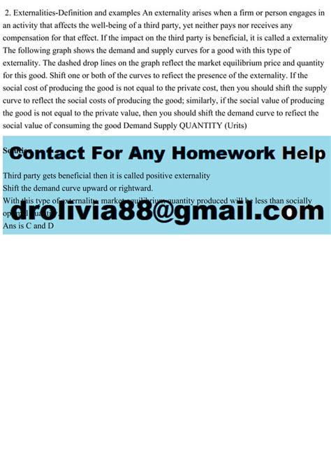 Externalities Examples