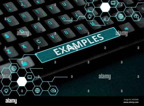 Text Sign Showing Examples Word For Photo Sample Model To Follow Guide Explanation For Instance