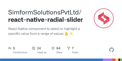 Github Simformsolutionspvtltdreact Native Radial Slider React