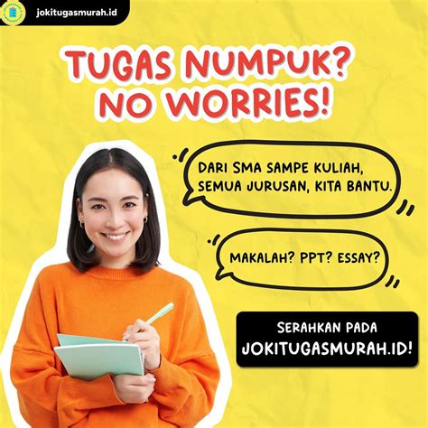 Jasa Joki Tugas Terpercaya Est 2021 Setrusted Itu Joki Tugas Murah 🤩 Udah Bukan Saatnya Kamu