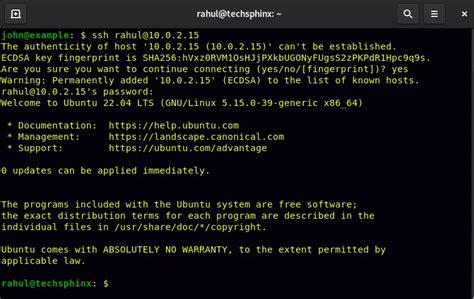 How To Install And Use Ssh On Linux Techsphinx