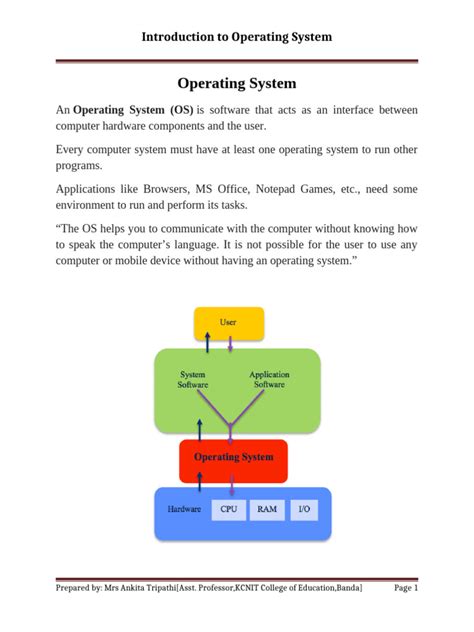 Operatingsystemb Techunit1 Pdf Kernel Operating System