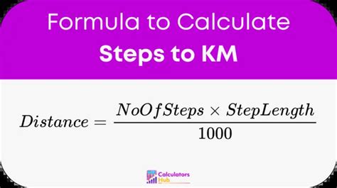 Steps To KM Calculator Online